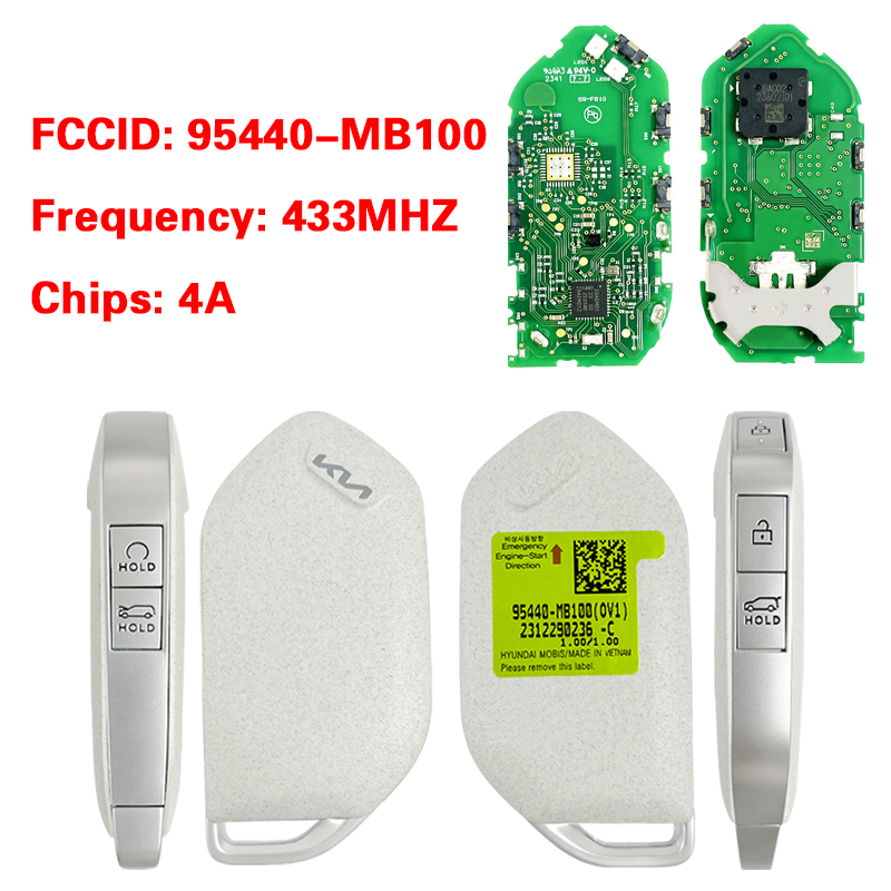 CN051285 KIA Smart Remote Key 5 Buttons 433MHz 95440-MB100