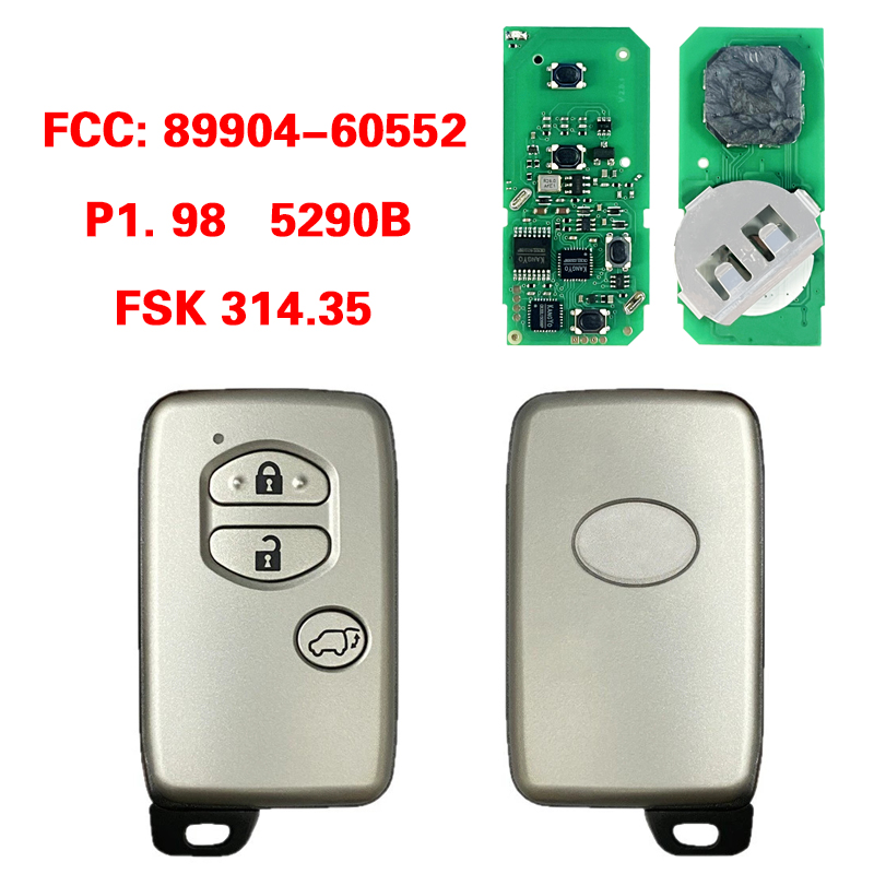 CN007374 Applicable to 2010-2017 Toyota Prado smart card HYQ14ACX 89904 ...