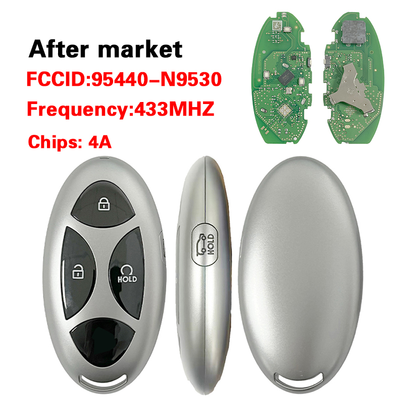 CN020431 For Hyundai Tucson 2025 Smart Remote Key 4 Buttons 433MHz 4A ...