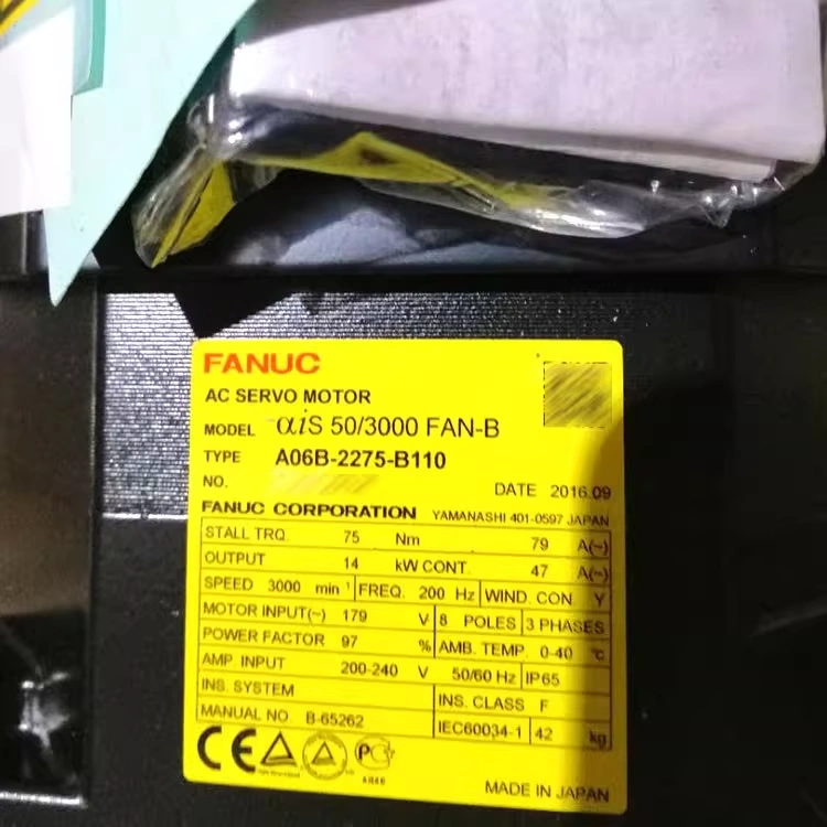 A06B-2275-B110 A06B-0275-B110 A06B-0275-B411 fanuc AC servo motor