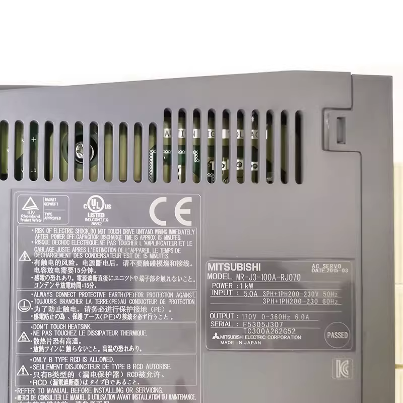 MR-J3-100A-RJ070 Mitsubishi servo drive