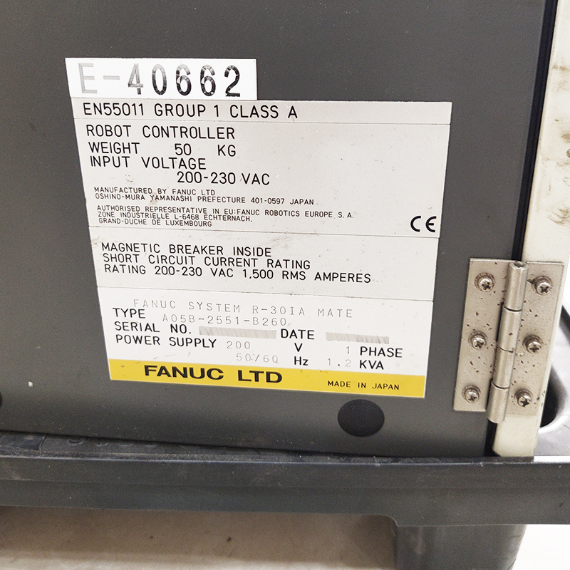 A05B-2551-B260 FANUC SYSTEM R-30IA MATE Robotics Controller