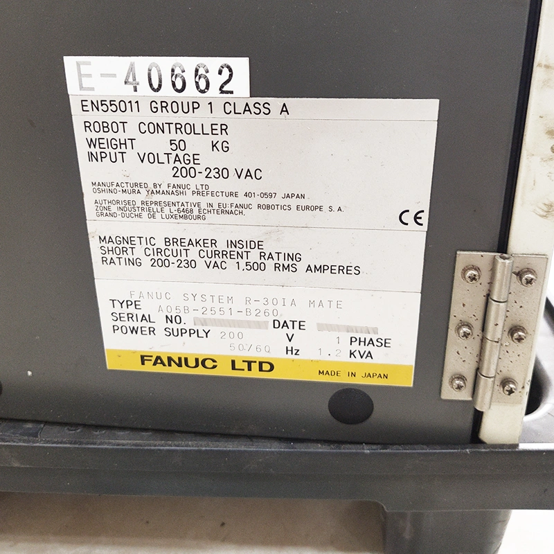 A05B-2551-B260 FANUC SYSTEM R-30IA MATE Robotics Controller