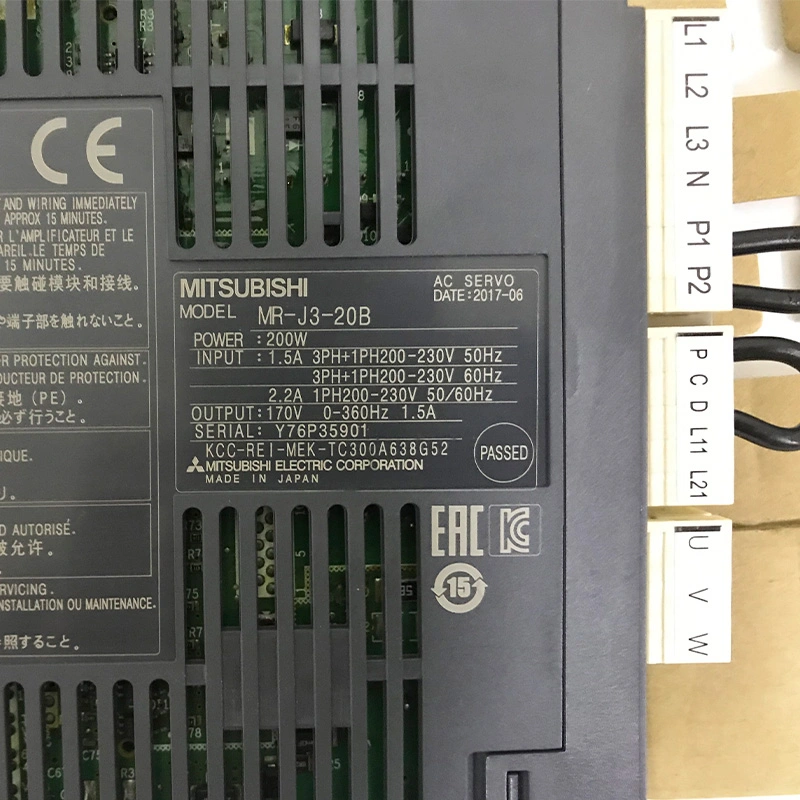 Mr J2s 60a Mr Js 20b Mr J2s 20a Mitsubishi Servo Drive