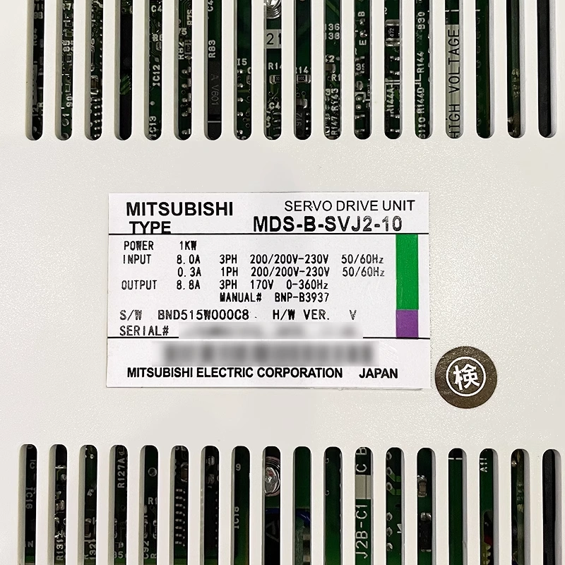 MDS-B-SVJ2-10 Mitsubishi Servo Drive Amplifier