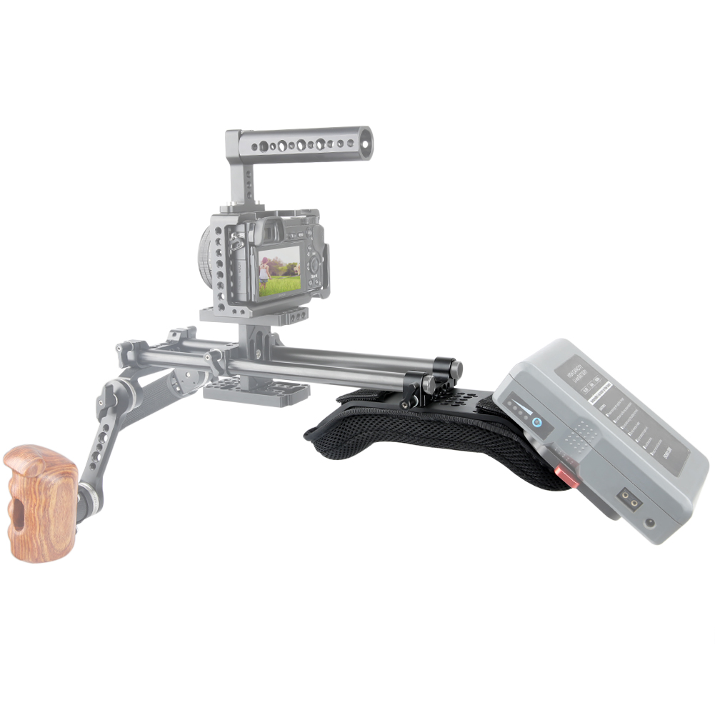 NICEYRIG Steady Shoulder Mount/Shoulder Pad for Video Camcorder Camera ...