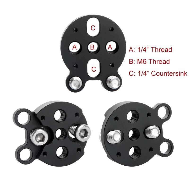 NICEYRIG ARRI Style Rosette Mount Adapter,Arri Rosette Handle