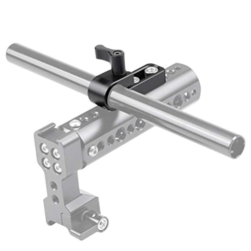 NICEYRIG 15mm Rail Clamp Mount Rod Clamp with Long Hole on Plate/Cage ...