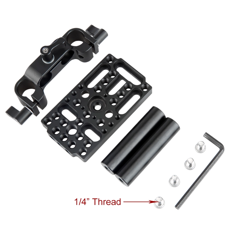 NICEYRIG Video Switching Cheese Plate Camera Easy Plate with 15mm Rod ...