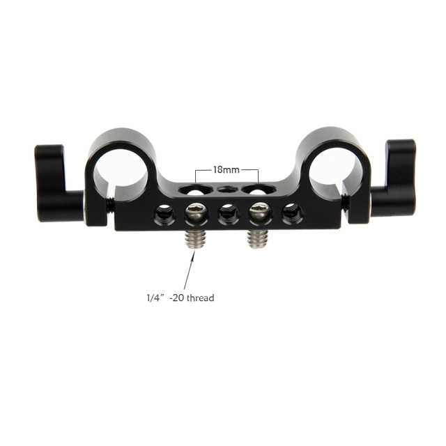 NICEYRIG 15mm Rod Clamp for DSLR Camera Shoulder Rig Camera Base Plate ...