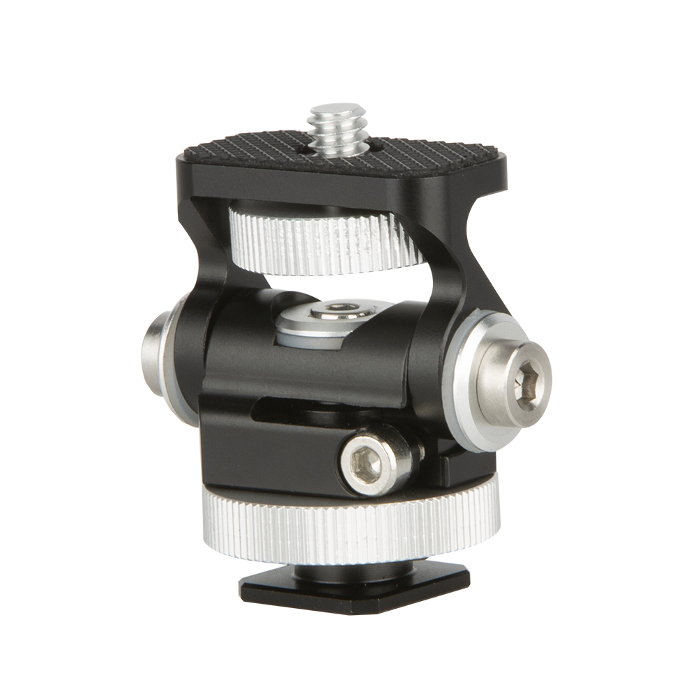 NICEYRIG DSLR Monitor Mount with Shoe Mount Swivel 360° and Tilt 150 ...