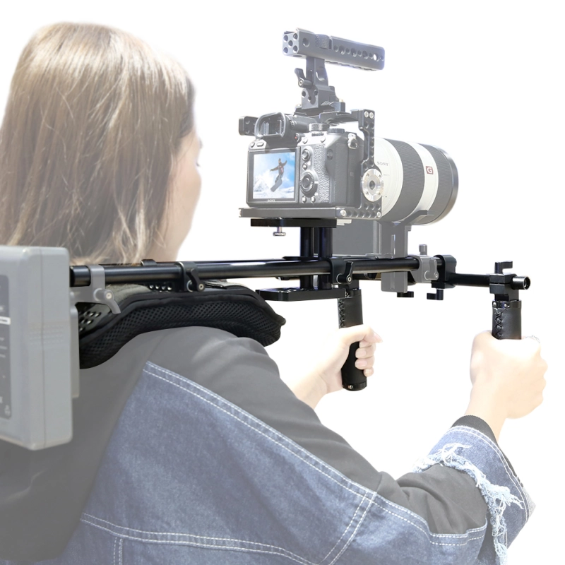 NICEYRIG Shoulder Rig Support Film Maker System with Camera/Camcorder ...
