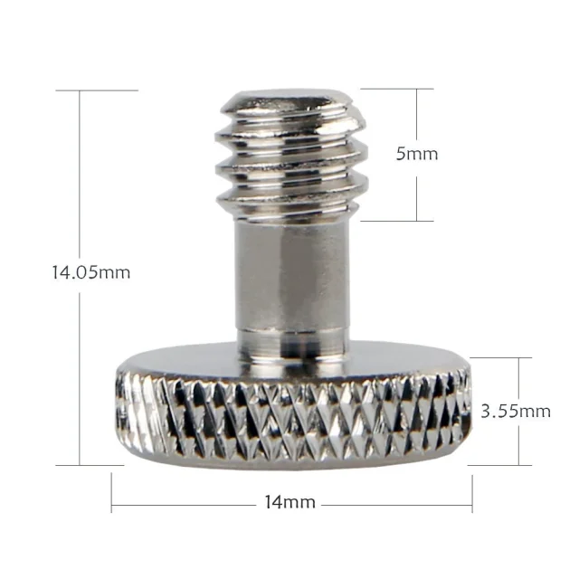 NICEYRIG 1/4 Inch Camera Quick Release Screw Tripod Screw Adapter ...