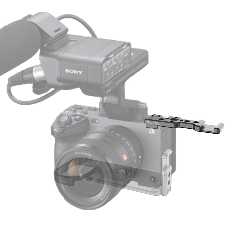 Niceyrig Top Plate with Cold Shoe Mount for Sony FX3 Camera
