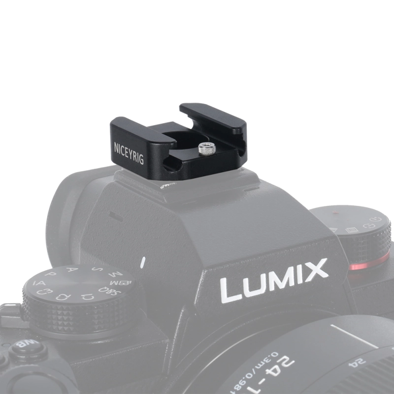 Niceyrig Cold Shoe Mounts with Rubber Bands & Cold Shoe Adaptor for ...