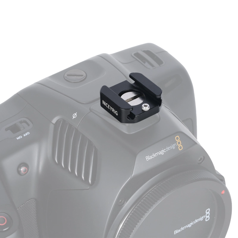 Niceyrig Cold Shoe Mounts with Rubber Bands & Cold Shoe Adaptor for ...