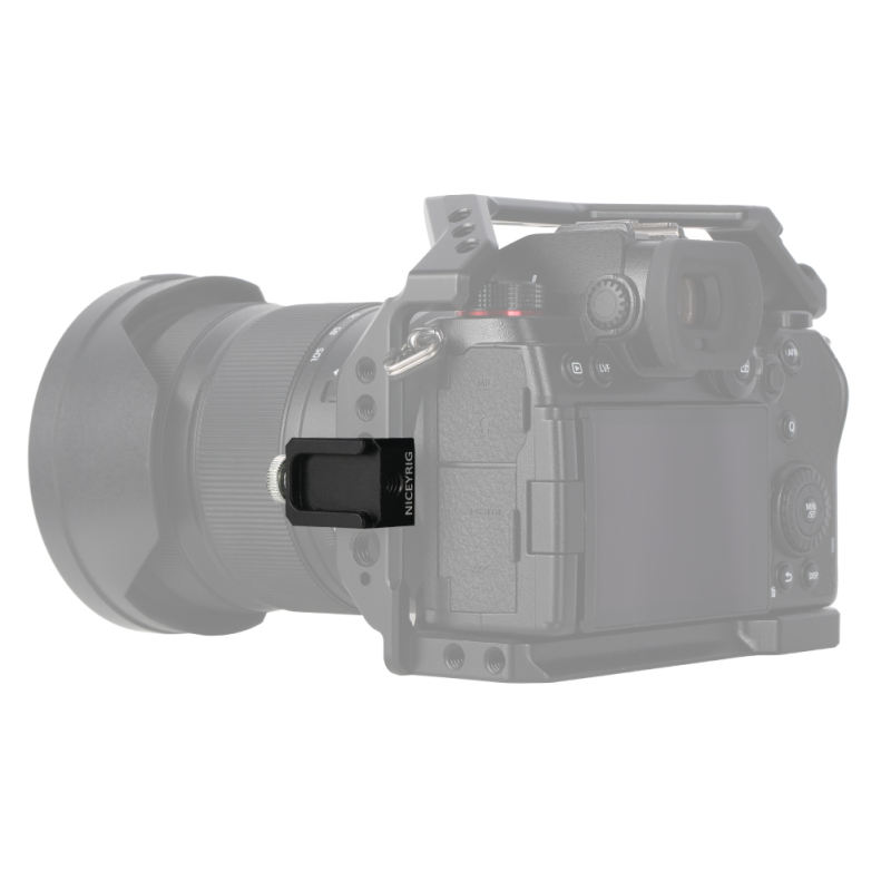 Niceyrig Nato Rail Clamp with Cold Shoe Mount Adaptor