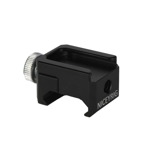 Niceyrig Nato Rail Clamp with Cold Shoe Mount Adaptor