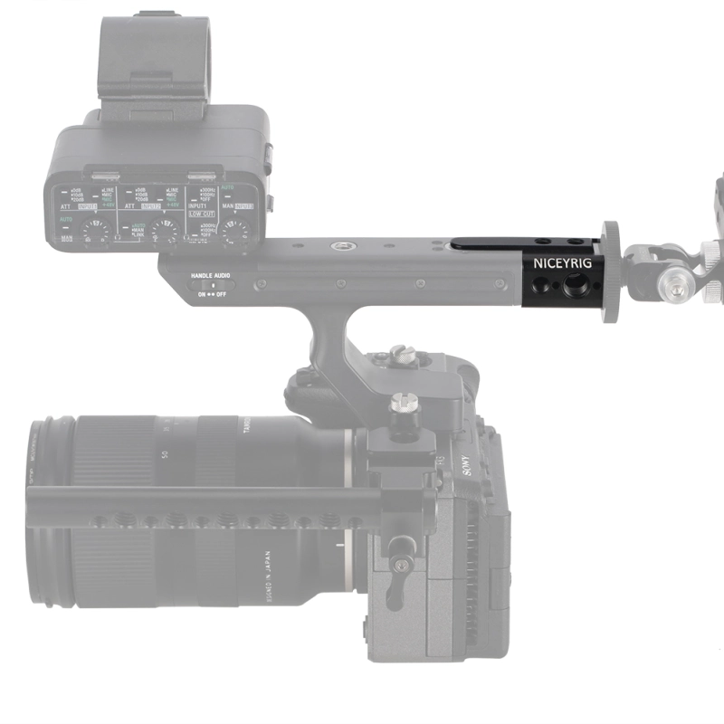 Niceyrig XLR Handle Extension Rig for Sony FX3 Camera