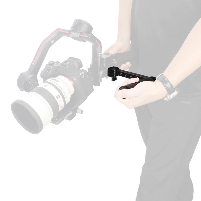 Niceyrig Side Handle for DJI RS3 Mini/RS2/RSC2/RS3/RS3 Pro Stabilizer Gimbal with Nato Clamp