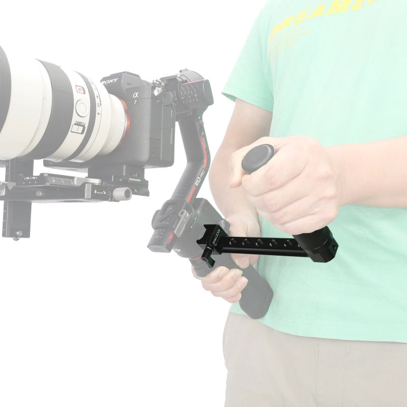 Niceyrig Side Handle for DJI RS3 Mini/RS2/RSC2/RS3/RS3 Pro Stabilizer Gimbal with Nato Clamp
