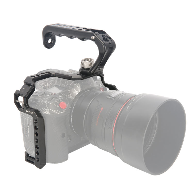 Niceyrig Camera Cage Kit with Top Handle (Arri Locating) for Canon EOS ...