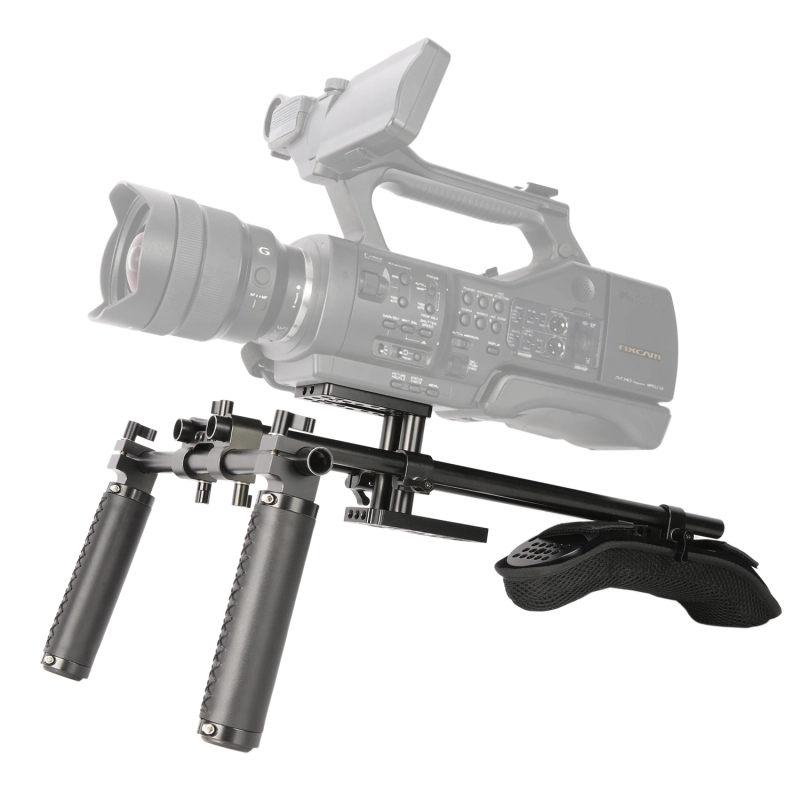 NICEYRIG Shoulder Rig Support Film Maker System with Camera/Camcorder ...