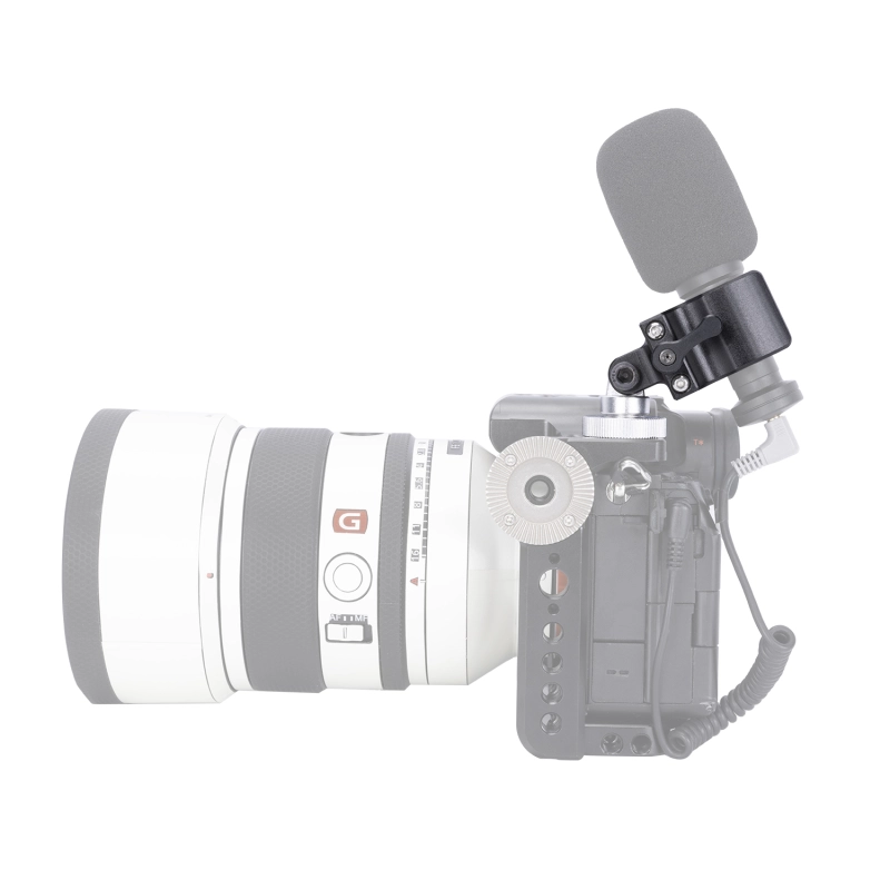 Niceyrig Shotgun Microphone Holder Clamp with Cold Shoe Adaptor (18 ...