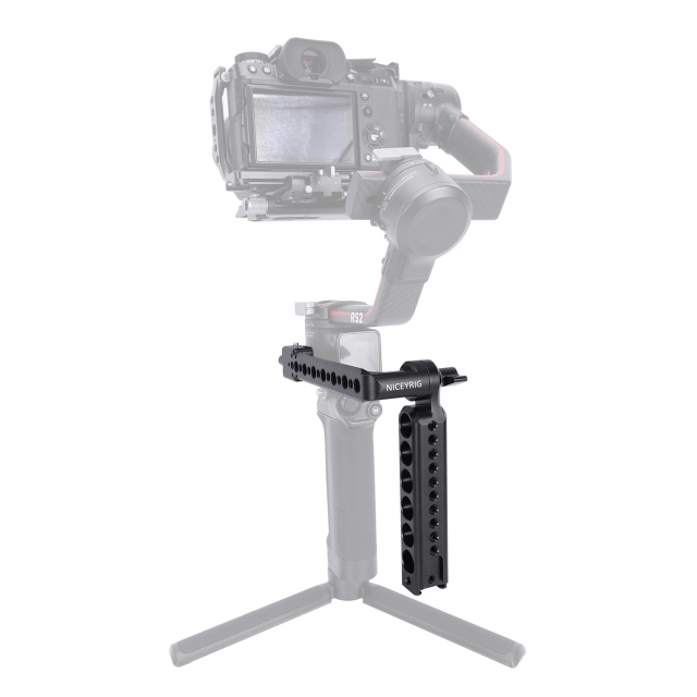 Niceyrig Side Handle with Nato Clamp&Nato Rail for DJI RS2/RSC2/RS3/RS3 MINI/RS3 Pro Stabilizer ...