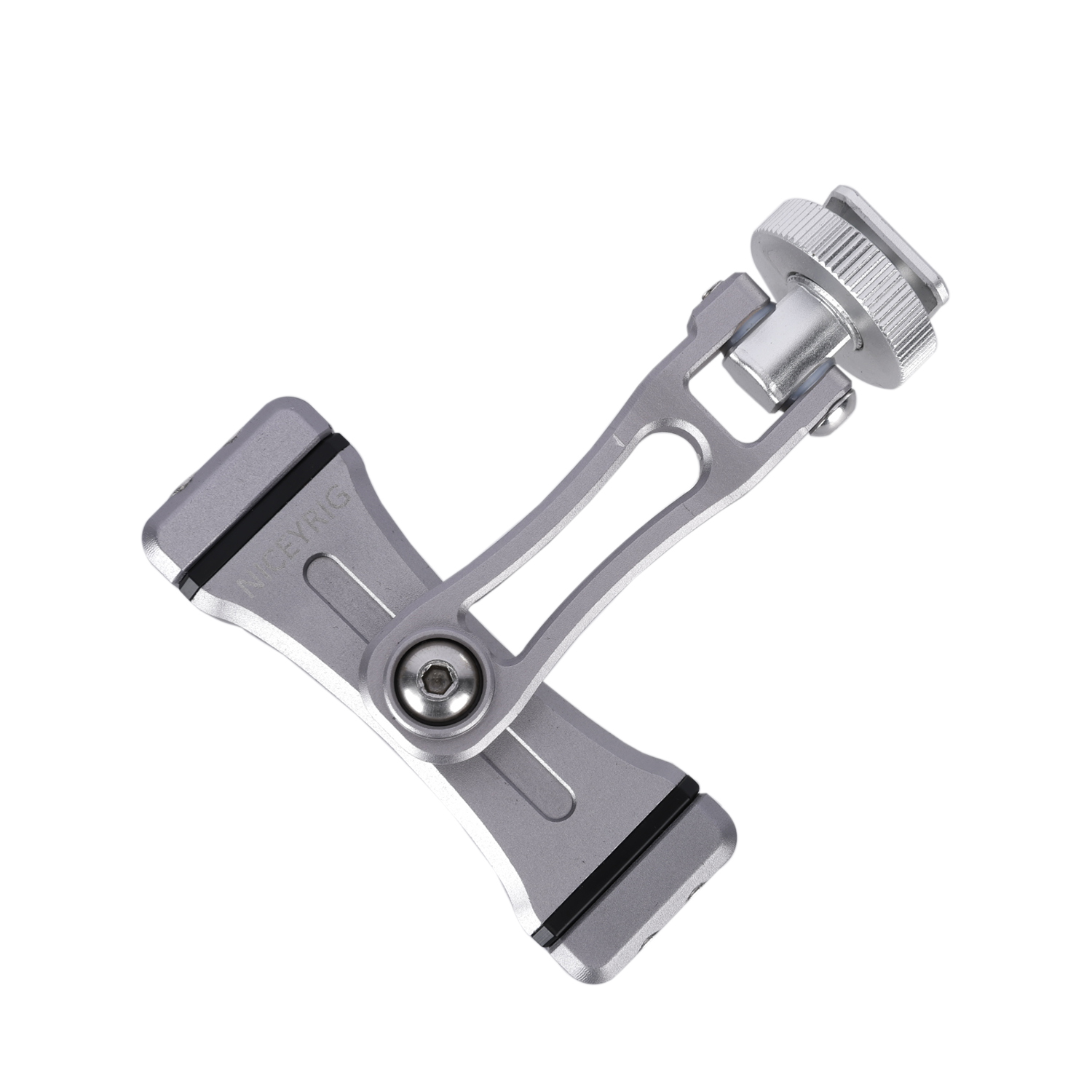 Niceyrig Aluminum Alloy Smartphone Tripod Mount Holder Clamp with Cold ...