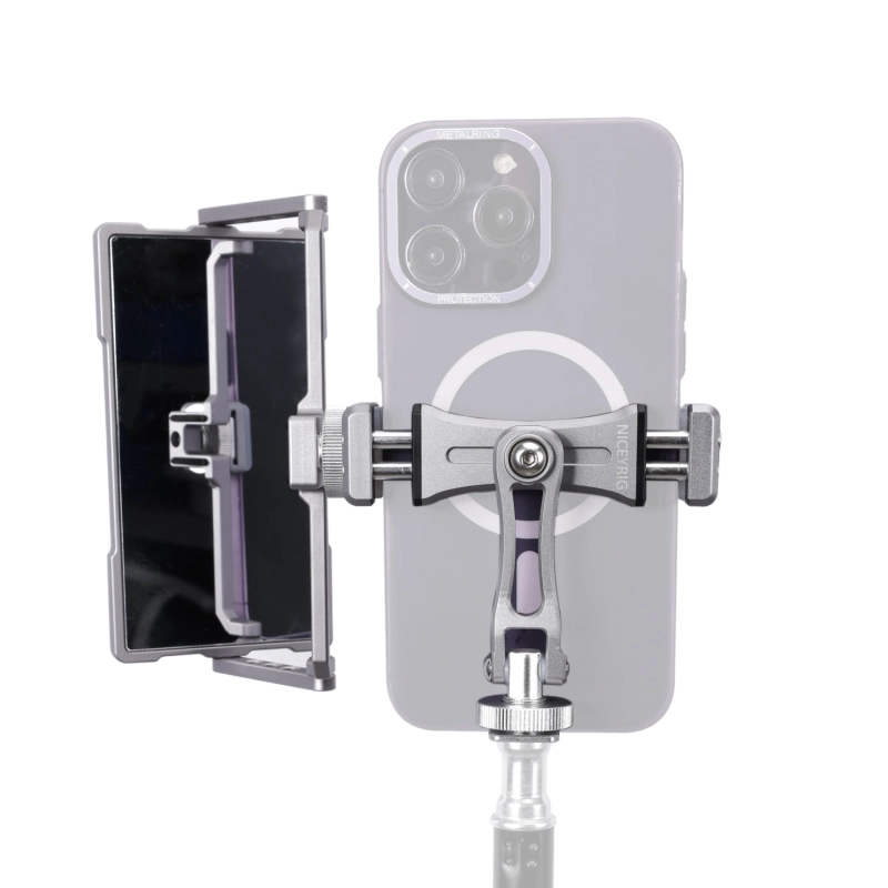 Niceyrig Vlogging Live Streaming Selfie Kit with Flip Monitor Mirror ...