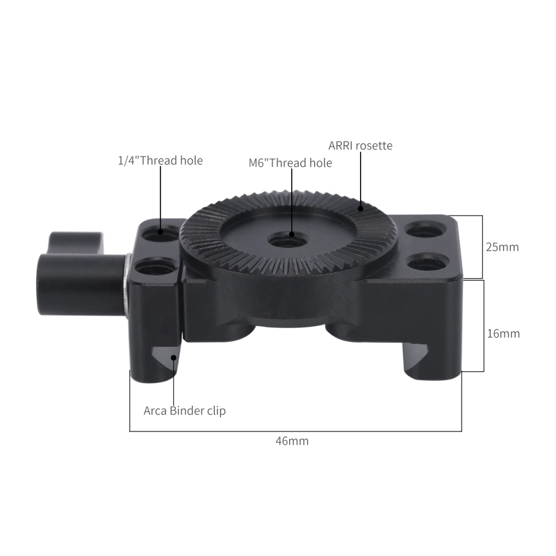 Niceyrig Arca Quick Release Clamp with Arri Rosette Mount