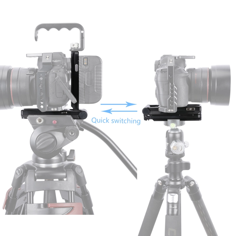 Niceyrig Foldable Camera V-Lock Battery L-Bracket Mount Comes with Arca ...