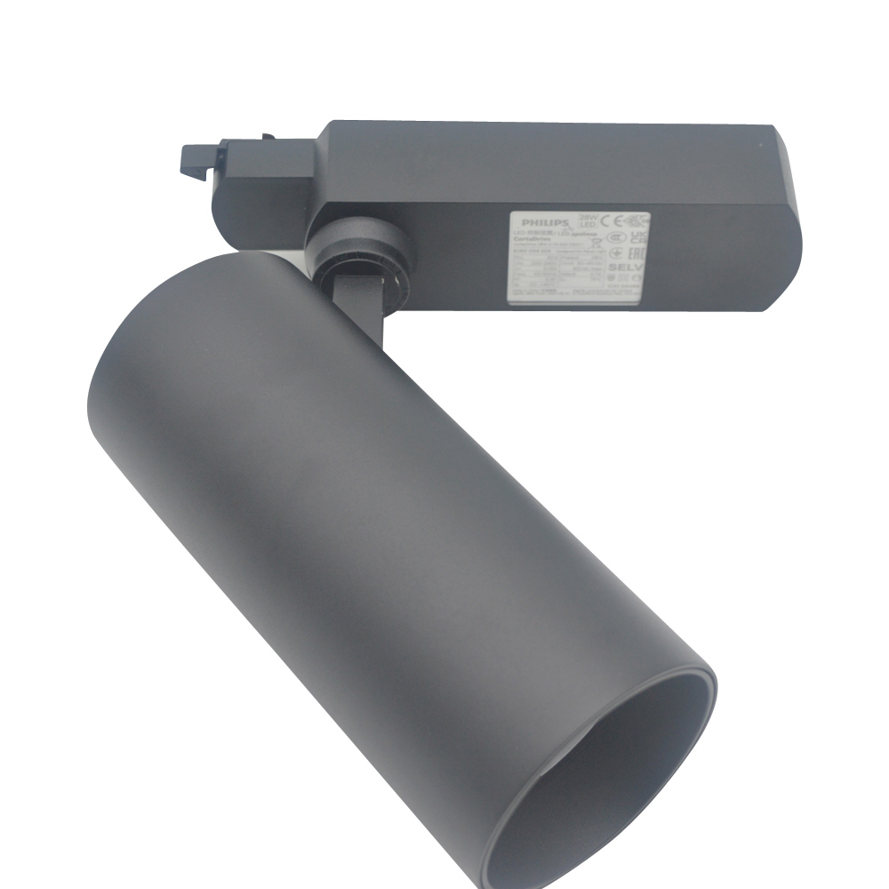 High CRI modern black track lighting