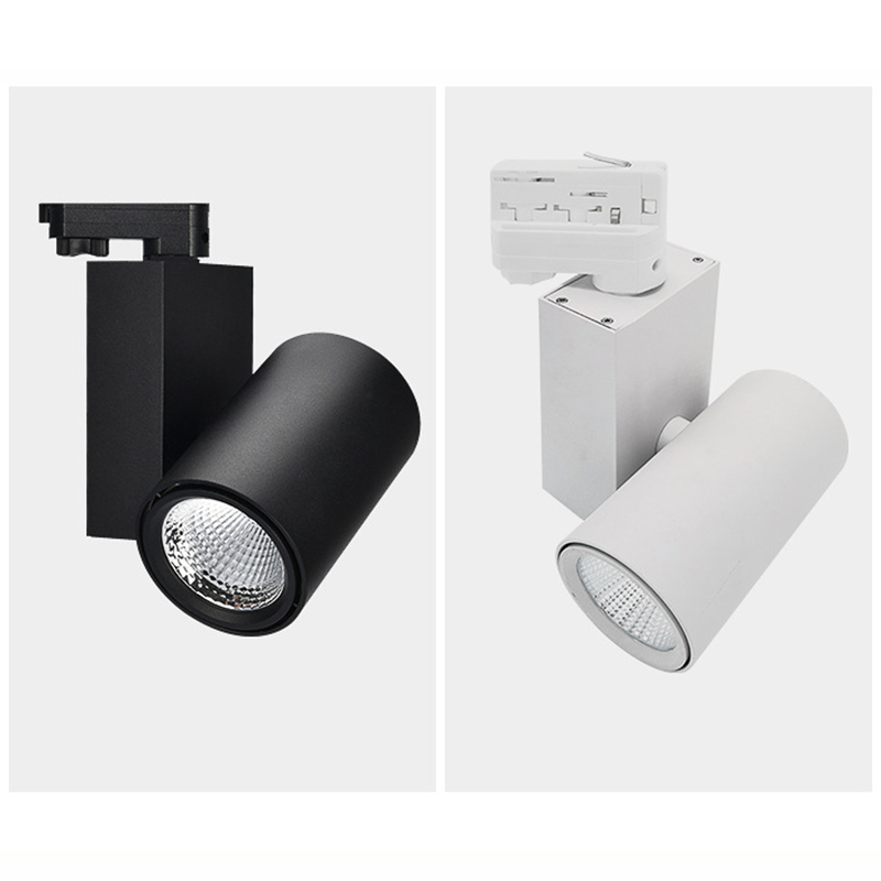 20W Black ceiling mounted track lighting