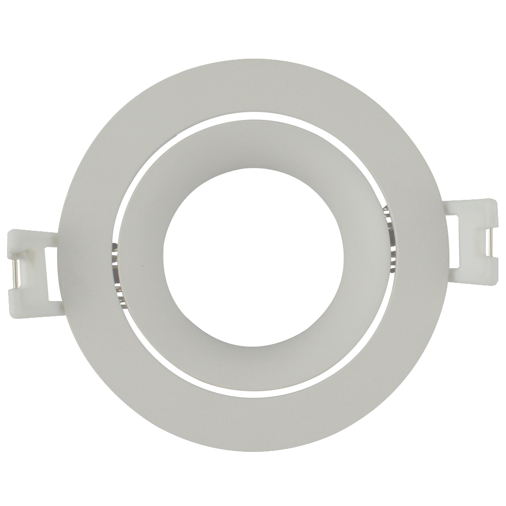 Gimbal Round Downlight Fittings in White Color