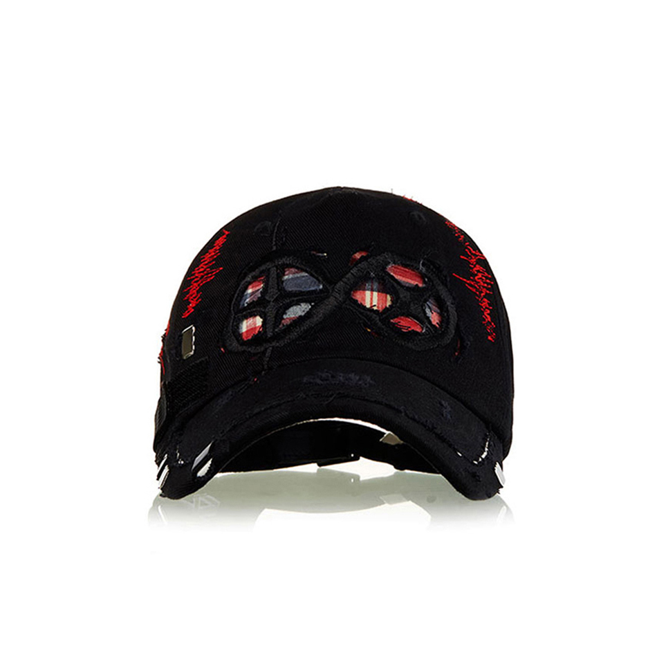 [MOTIFEST] [+8X] Pierrot Check Glow Cap Stitch Dokebi Ver. ( Black )