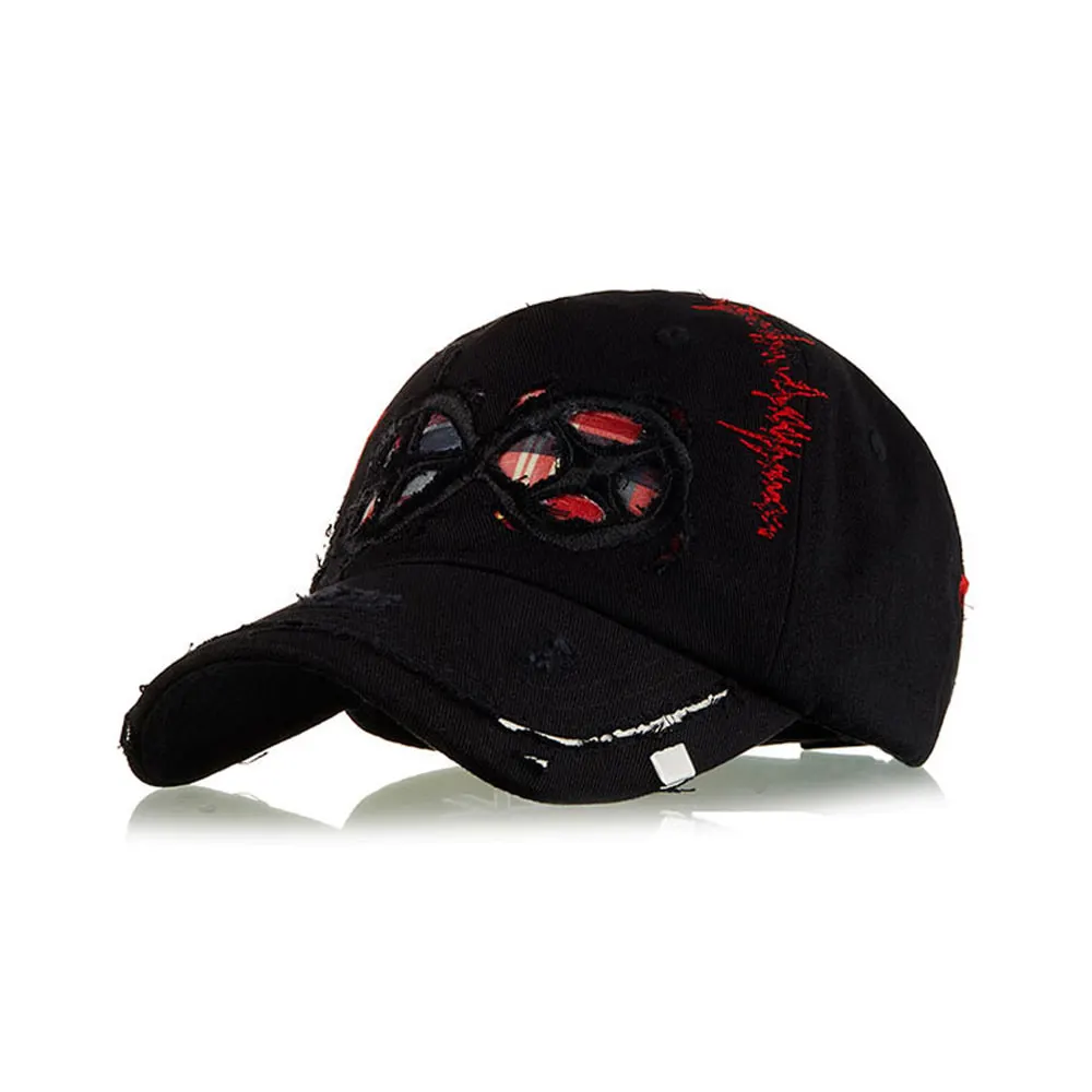[MOTIFEST] [+8X] Pierrot Check Glow Cap Stitch Dokebi Ver. ( Black )