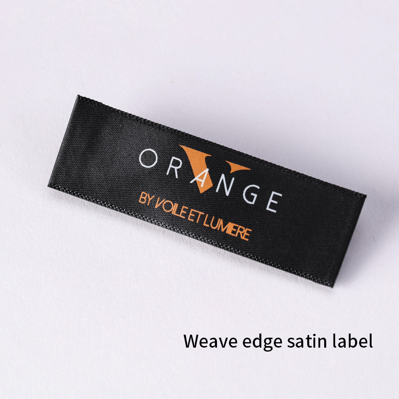 Black Satin Labels | Sleek Custom Branding