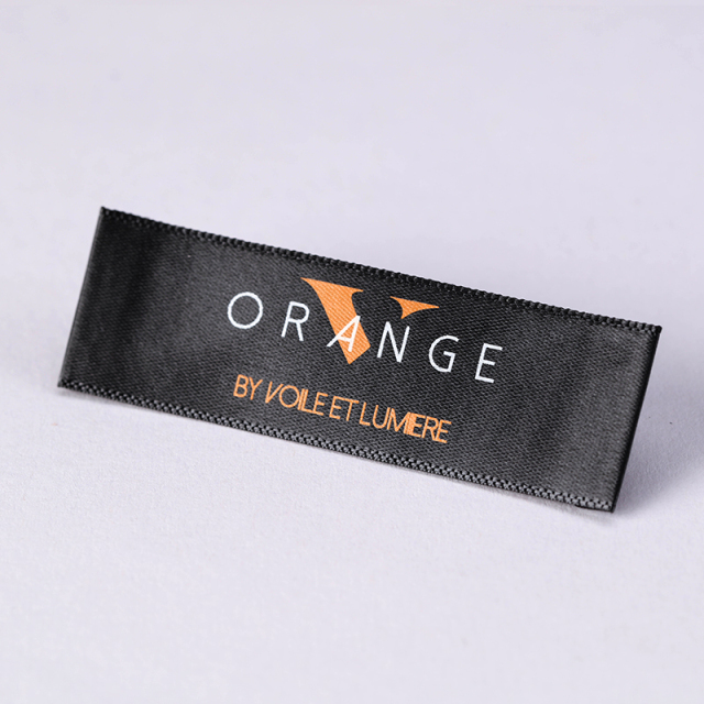 Black Satin Labels | Sleek Custom Branding