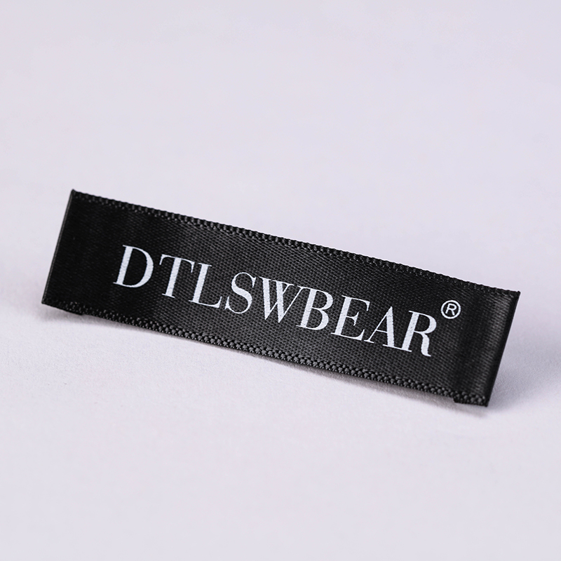 Black Satin Labels | Sleek Custom Branding