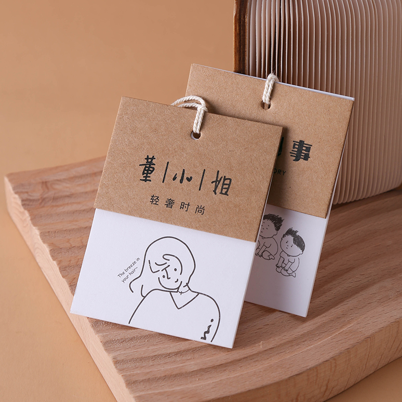Eco-Friendly Custom Hang Tags | Kraft & Dutch White Card