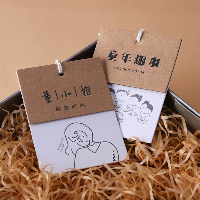 Eco-Friendly Custom Hang Tags | Kraft & Dutch White Card