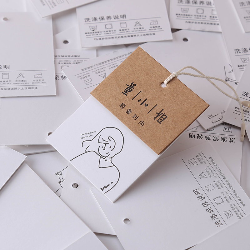 Eco-Friendly Custom Hang Tags | Kraft & Dutch White Card