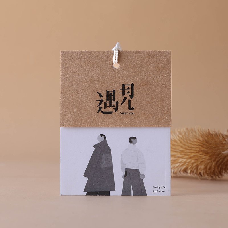 Eco-Friendly Custom Hang Tags | Kraft & Dutch White Card