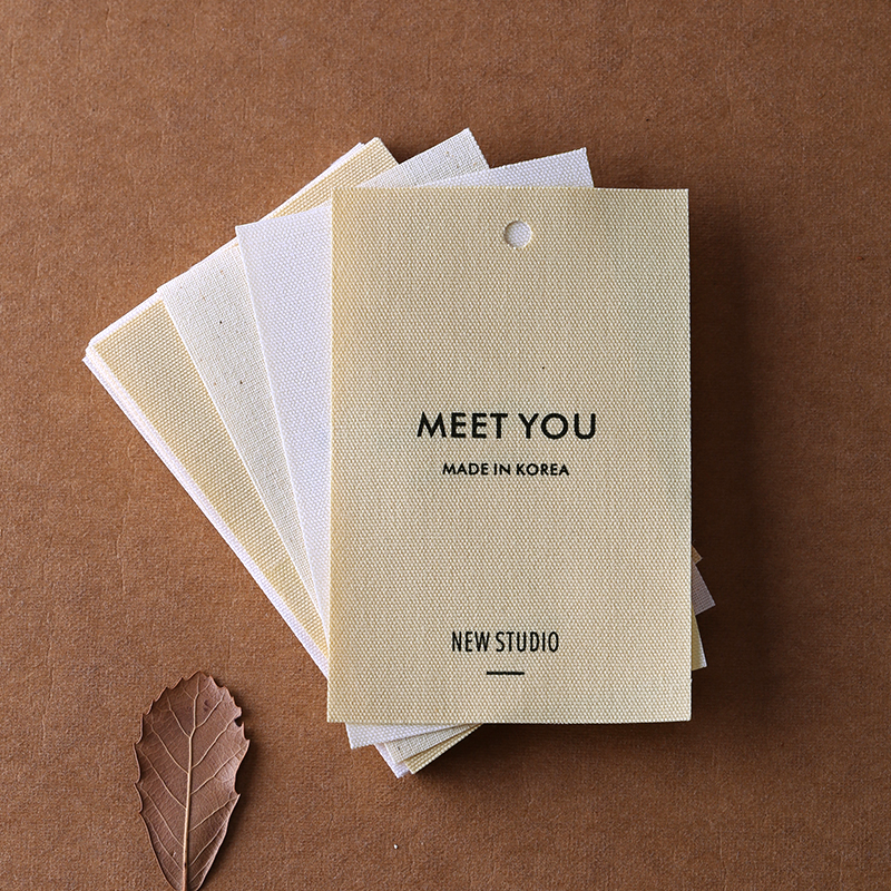 Custom Starched Cotton Hang Tags | Pure Sophistication