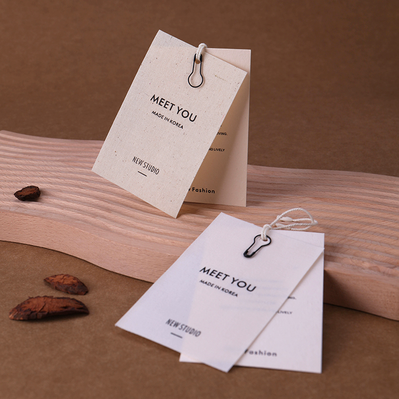 Custom Hang Tags | Vanilla Paper & Cotton Blend
