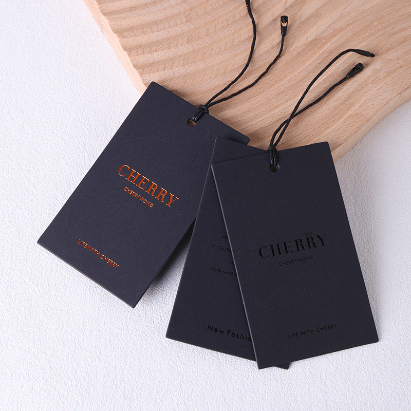 Custom Black Card Hangtags | Bold & Sophisticated
