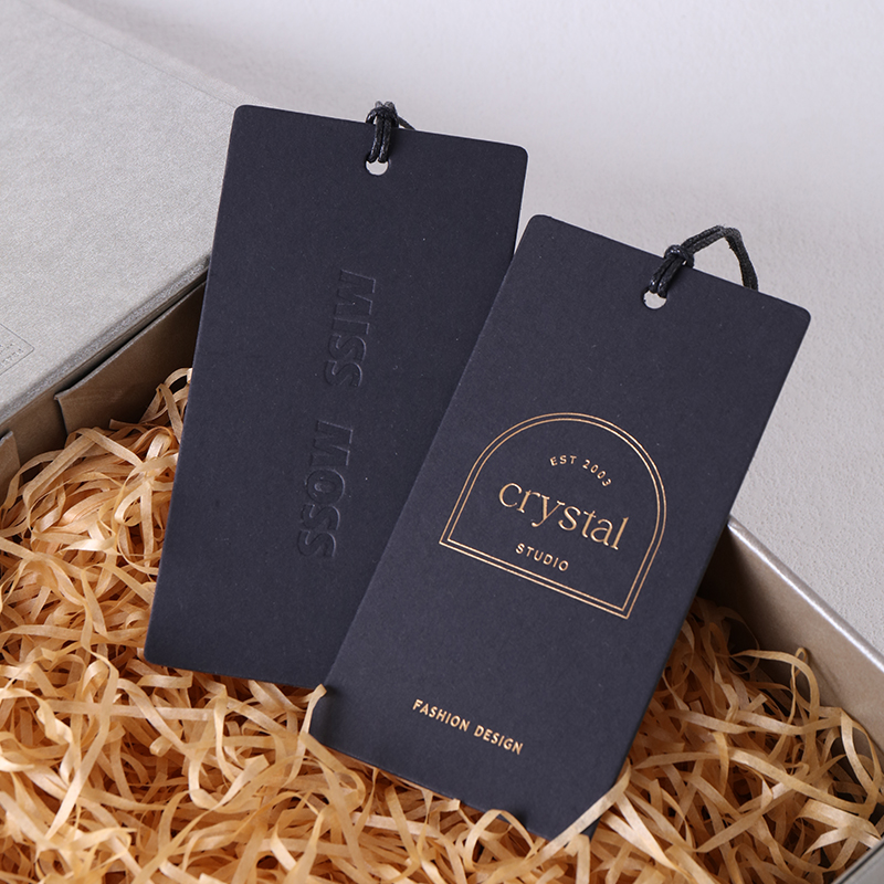 Custom Black Card Hangtags | Bold & Sophisticated