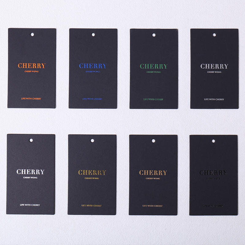 Custom Black Card Hangtags | Bold & Sophisticated